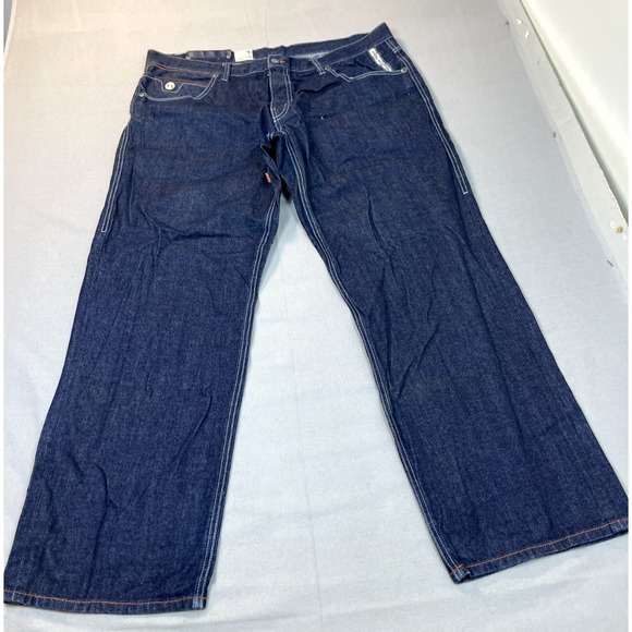 Parish Nation | Jeans | Parish Jeans 42x32 Y2k Dark Blue Wide Leg Baggy ...